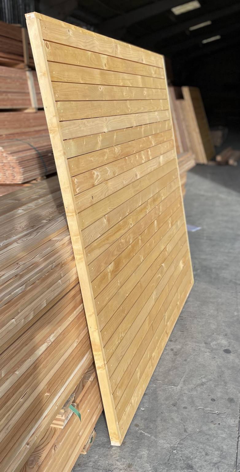 Treated Fence Panels - Golden Brown Timberulove