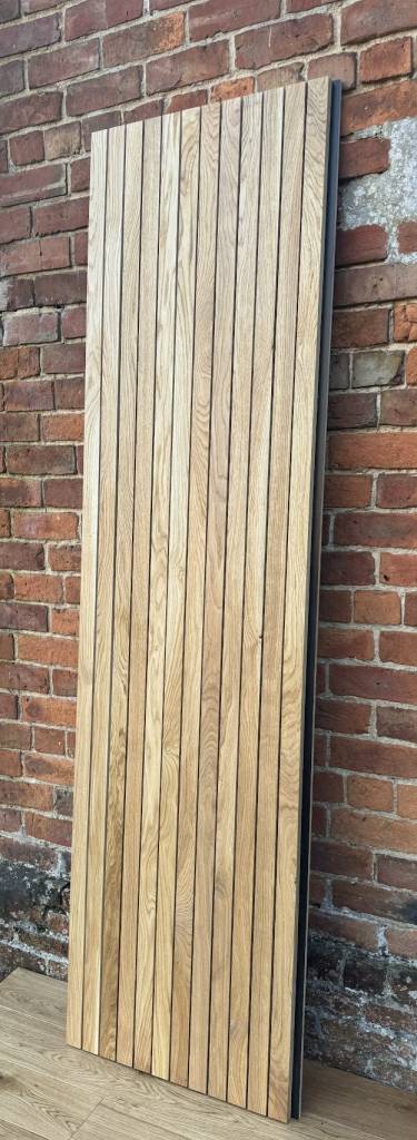 Solid oak internal cladding elements slats | Timberulove