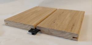 Oak Timber Hidden Fix Decking Board smooth | Timberulove